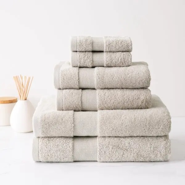 PEACOCK ALLEY Plush Turkish Towel Set - Blue