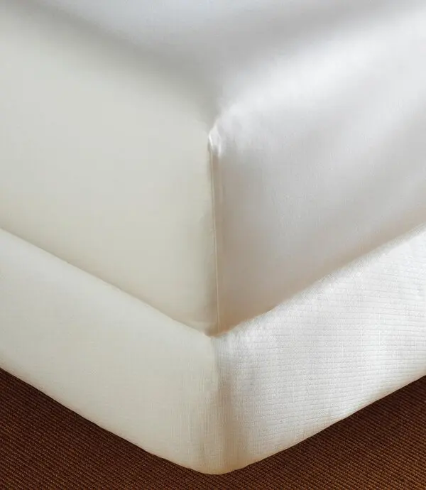PEACOCK ALLEY Mattress Box Spring Cover - White