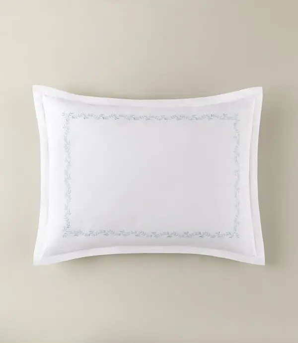 PEACOCK ALLEY Ivy Classic Embroidered Duvet Set - White