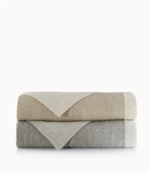 PEACOCK ALLEY Angelo Reversible Blanket - Flint
