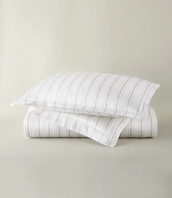 PEACOCK ALLEY Classic Printed Duvet Set - Shelby Stripe