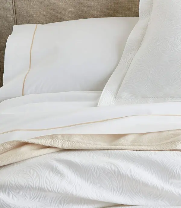 PEACOCK ALLEY Soprano Ii Sateen Pillowcases - Sky