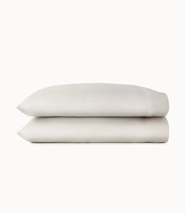 PEACOCK ALLEY Virtuoso Sateen Pillowcases - Platinum