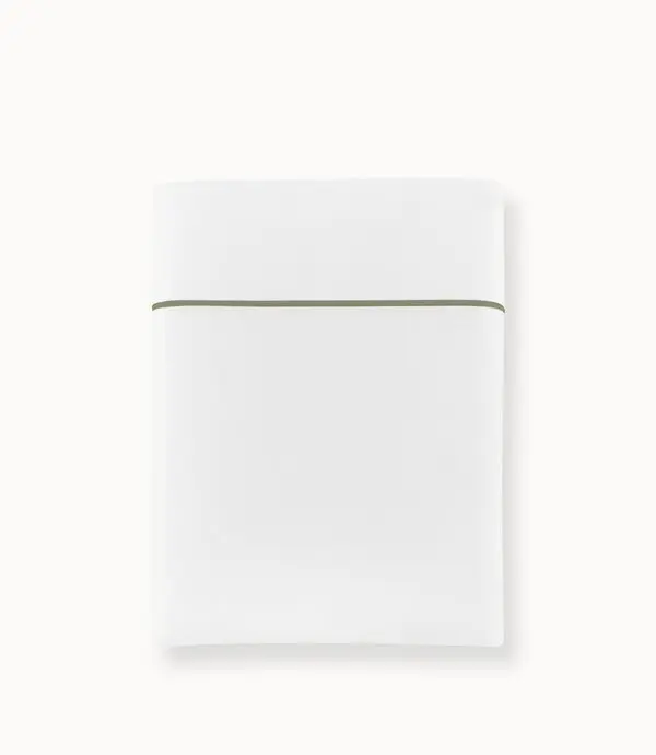 PEACOCK ALLEY Soprano Ii Sateen Flat Sheet - Thyme