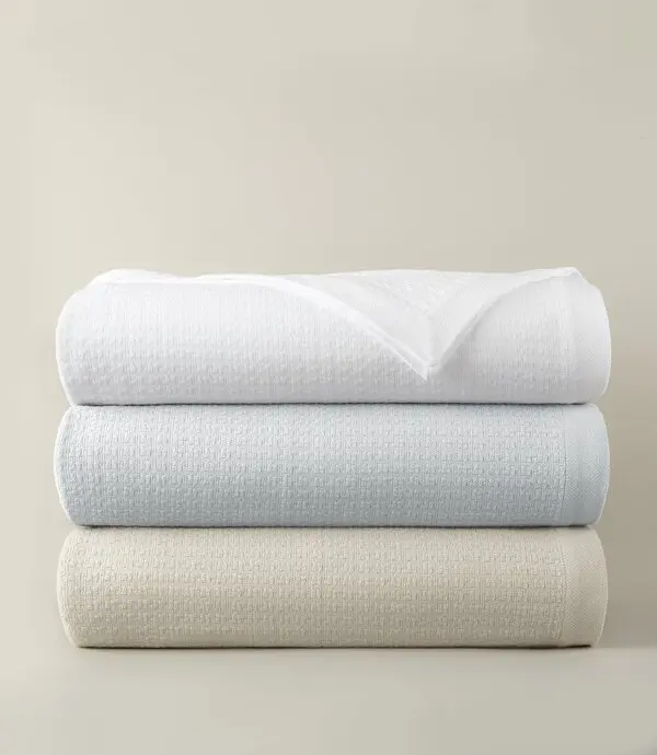 PEACOCK ALLEY Newport Blanket - Platinum