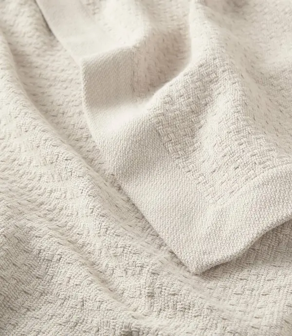 PEACOCK ALLEY Newport Blanket - Platinum