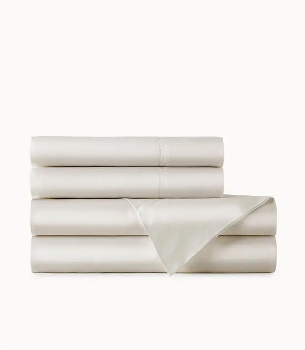 PEACOCK ALLEY Virtuoso Sateen Sheet Set - Ivory