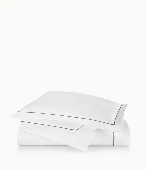 PEACOCK ALLEY Soprano Ii Sateen Duvet Cover - Thyme