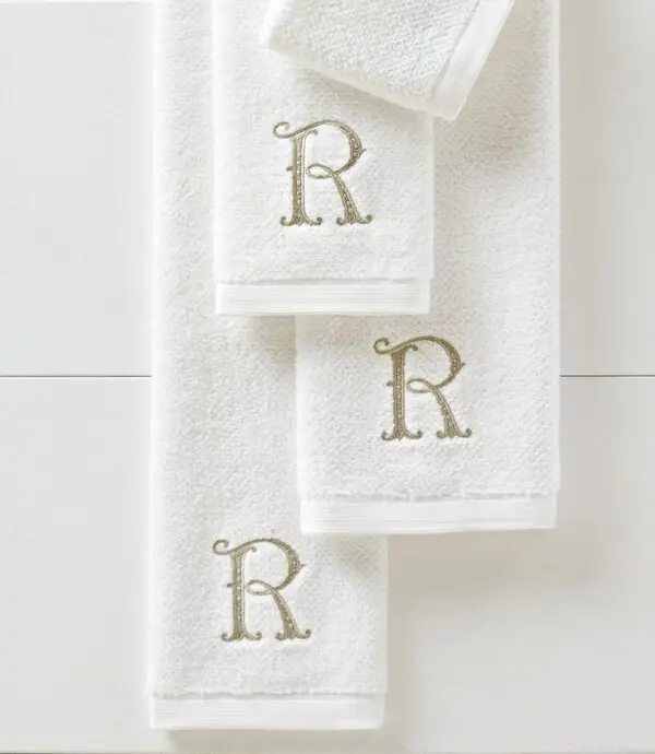 PEACOCK ALLEY Jubilee Textured Towel - White
