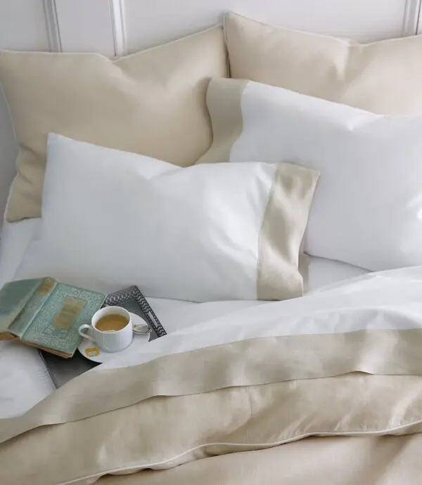 PEACOCK ALLEY Mandalay Sheet Set Beige - Linen
