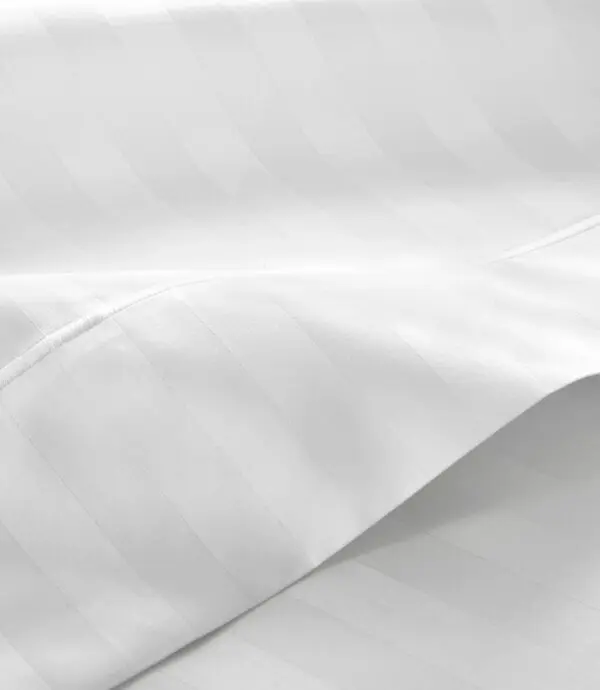 PEACOCK ALLEY Soprano Stripe Sateen Sheet Set - Ivory