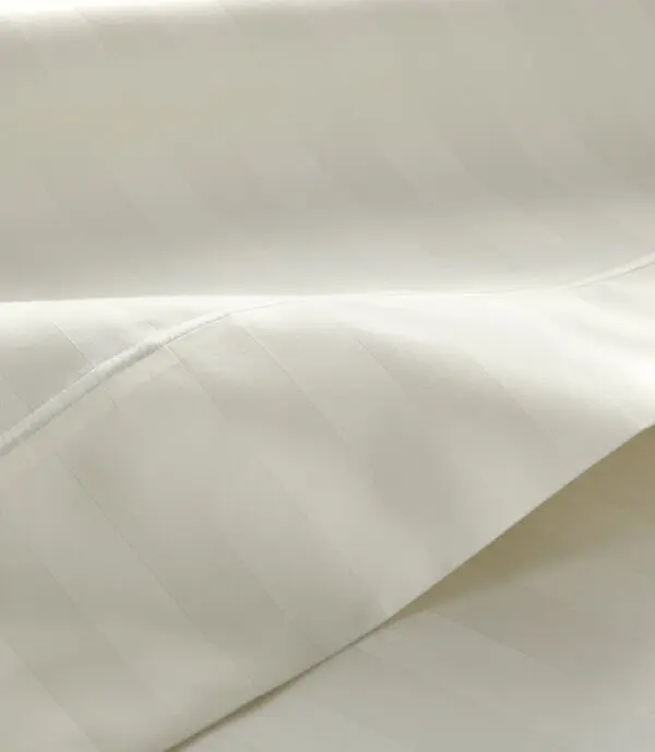PEACOCK ALLEY Soprano Stripe Sateen Sheet Set - Ivory