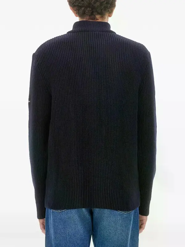 Saint James Buttoned Knitted Sweater