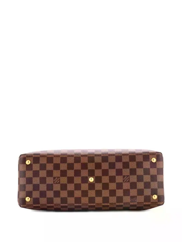 LOUIS VUITTON Riverside Damier Tote Bag - Brown