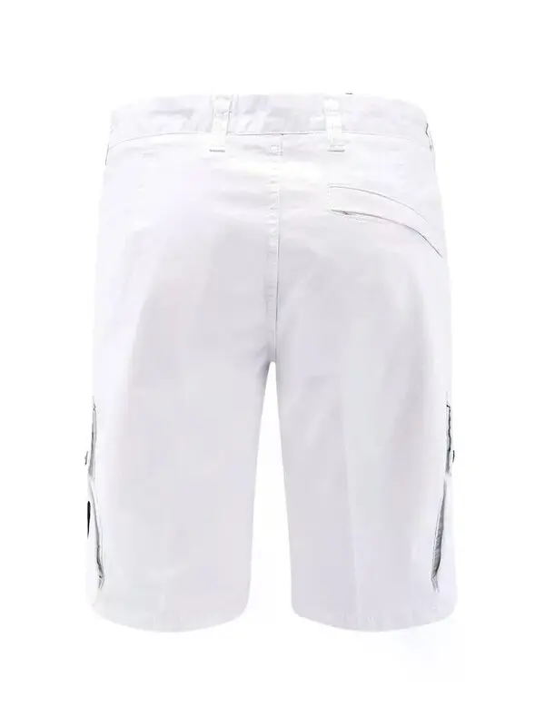 Stone Island Logo-patch Cargo Shorts - Blue