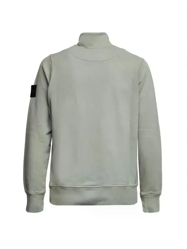 Stone Island Zip Fleece Sweater - Grey