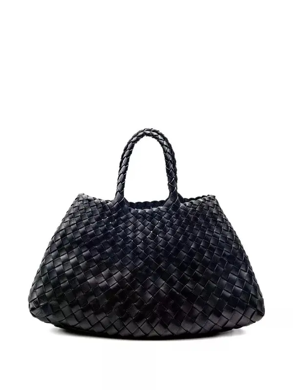 Dragon Diffusion Small Santa Croce Woven Tote Bag - Black