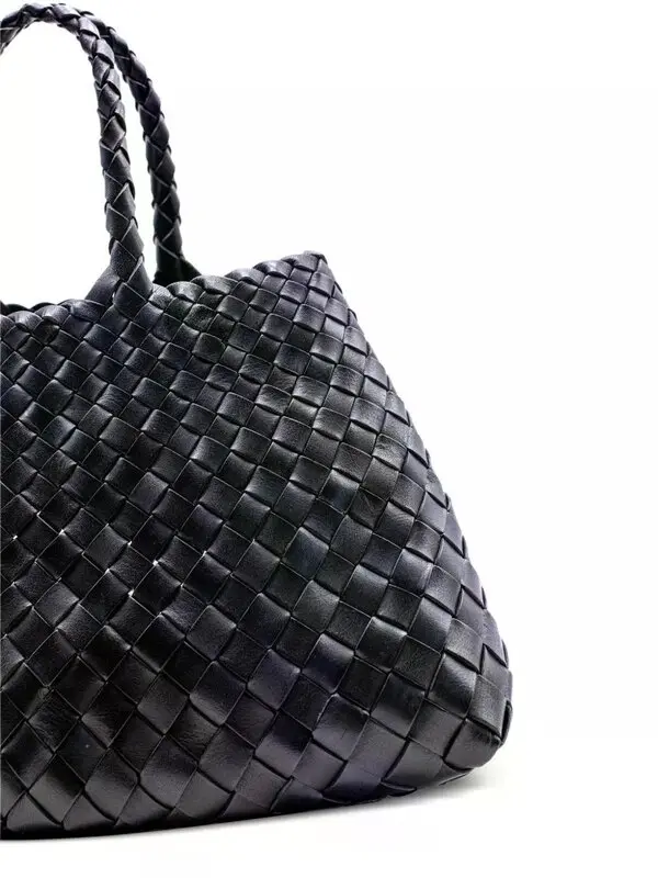 Dragon Diffusion Small Santa Croce Woven Tote Bag - Black