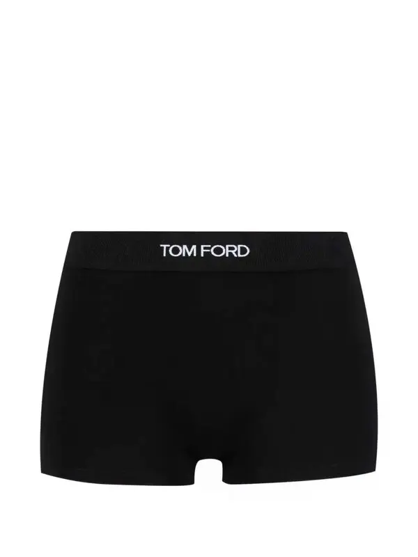 TOM FORD Logo-waistband Boxers - Black