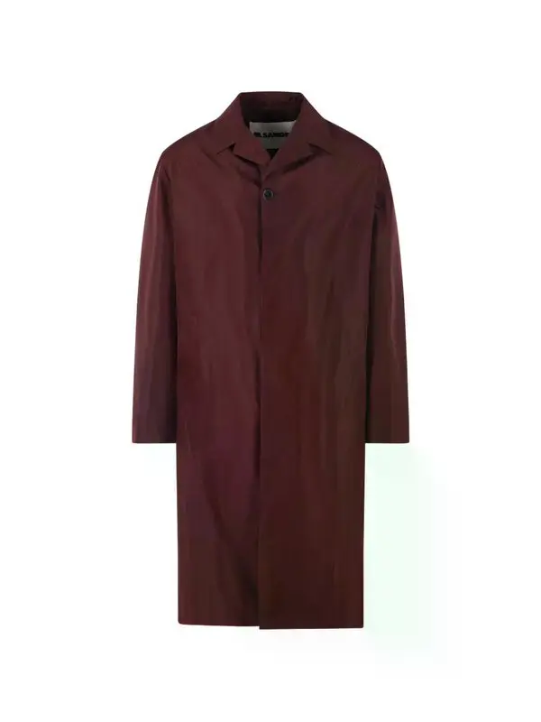 JIL SANDER Button Coat - Red