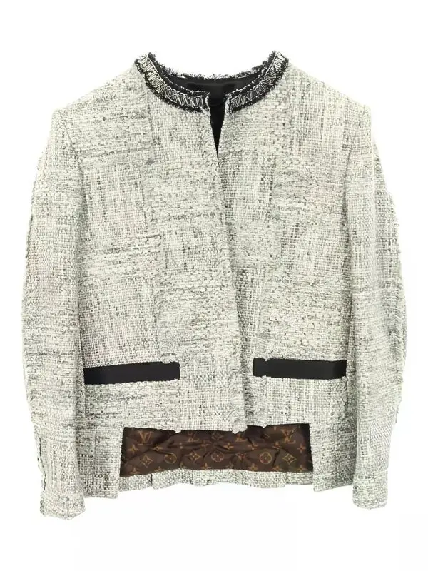 LOUIS VUITTON 2010s Tweed Jacket - Grey