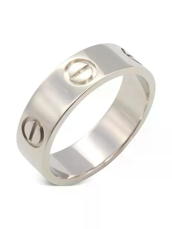 CARTIER 18k White Gold Love Ring