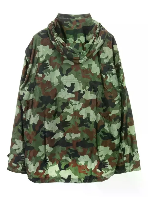 LOUIS VUITTON 2000s Camouflage Hooded Windbreaker