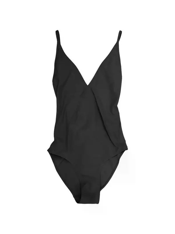 Rick Owens V-neck One-piece Swimsuit - Black