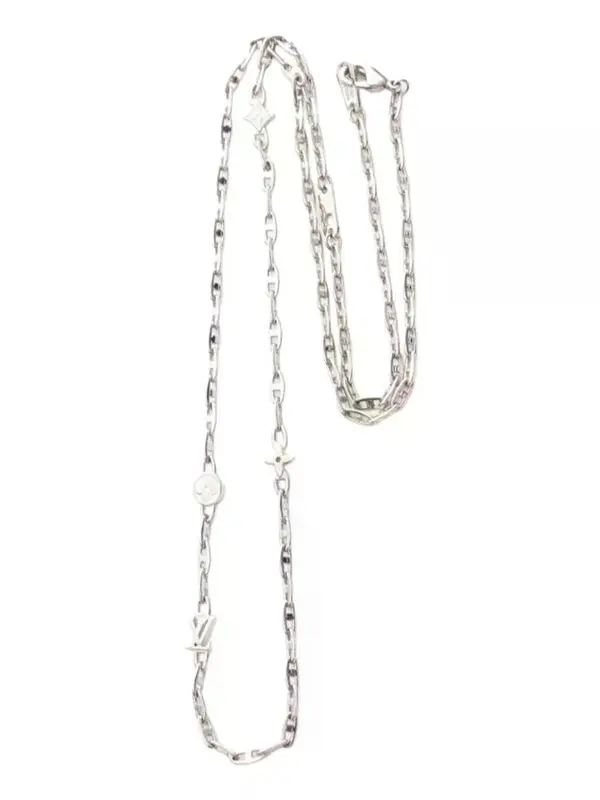 LOUIS VUITTON Speed Chain Necklace - Silver