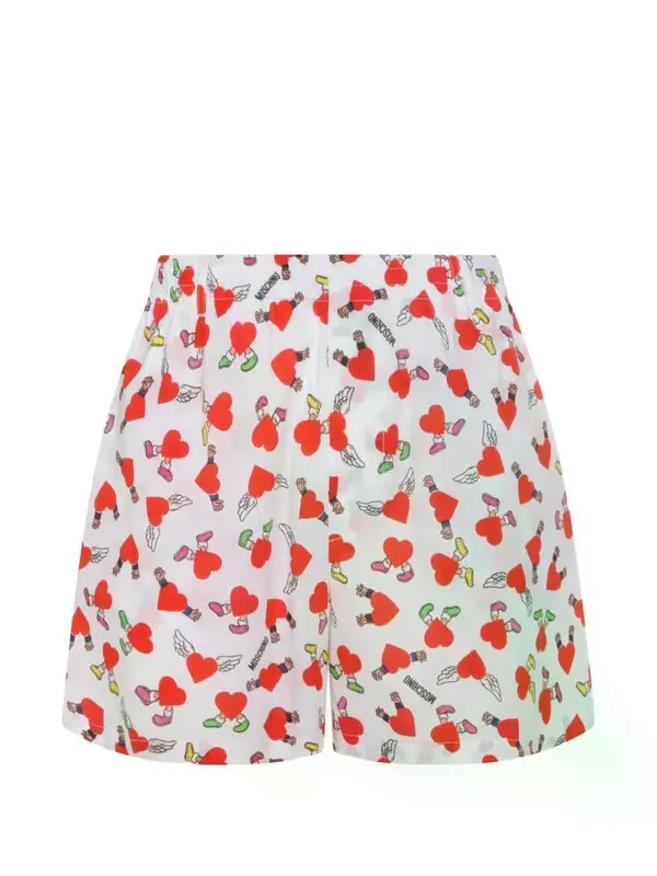 Moschino Heart-motif Boxers - White