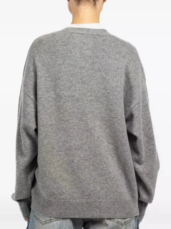 Extreme Cashmere Jonah Button V-neck Cardigan - Grey