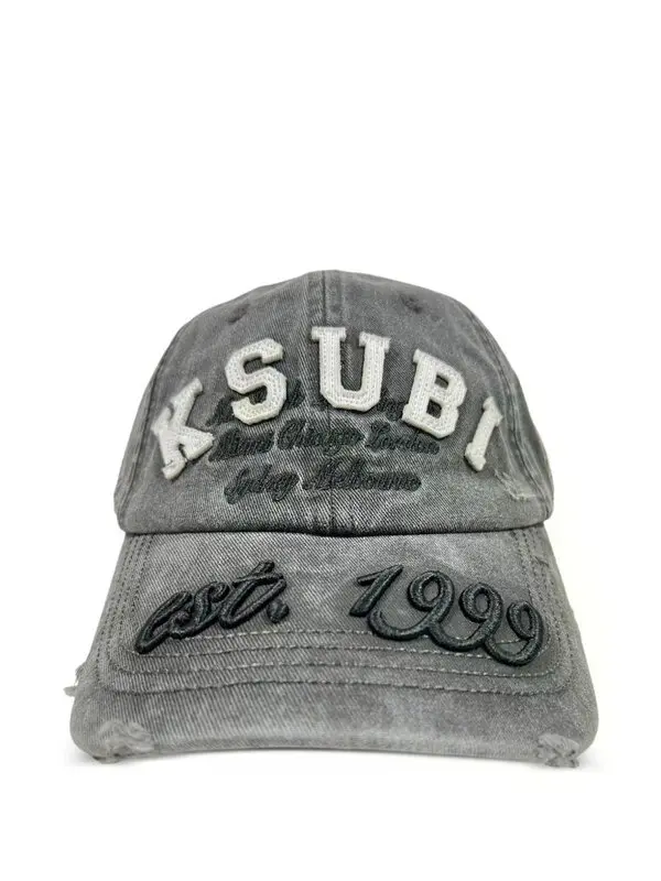 Ksubi Duke Embroidered Baseball Cap - Grey