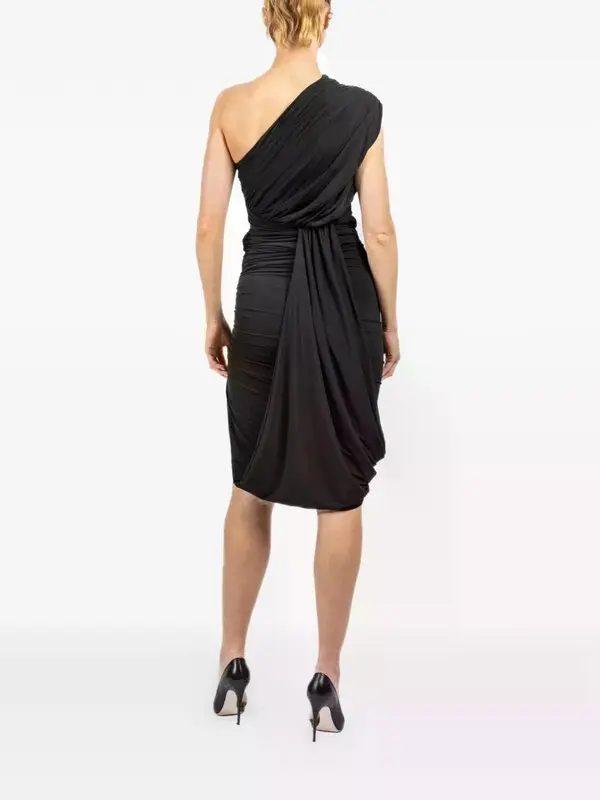 Ronny Kobo Emery One-shoulder Ruched Dress