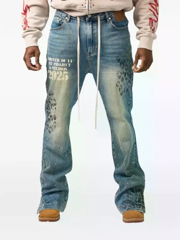 DUAA Liberta Printed Jeans