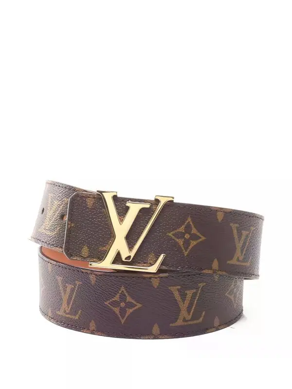 LOUIS VUITTON 2008 Monogram Buckle Belt - Brown