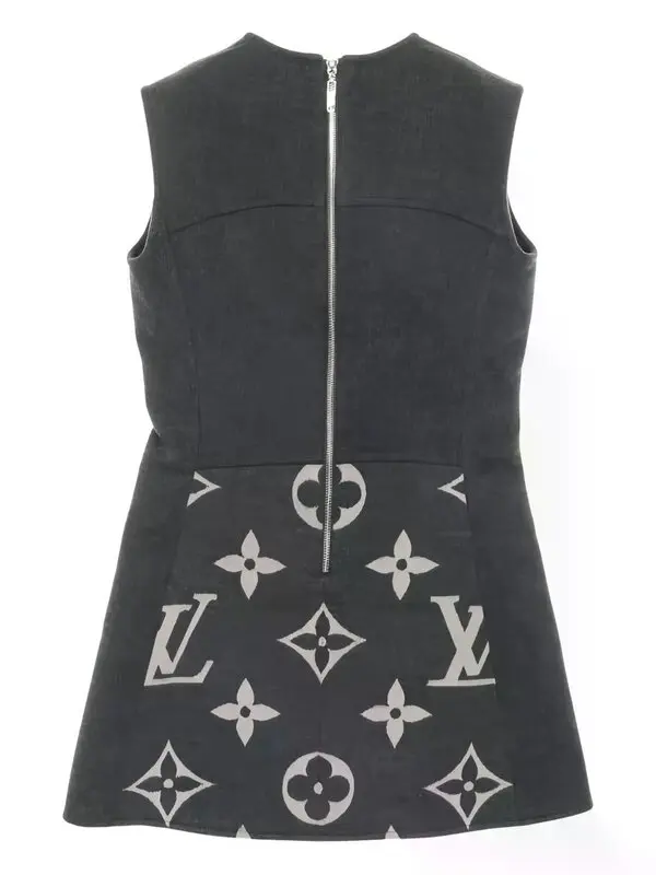 louis vuitton knit dress LOUIS VUITTON Ribbed Knit Long-sleeved Dress Milk White. Size S0