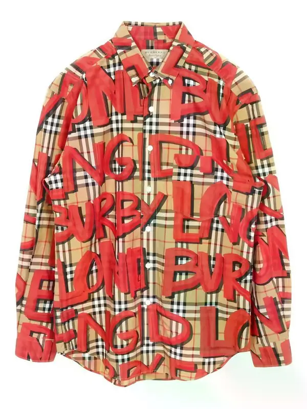 Burberry 2010s Graffiti-print Shirt