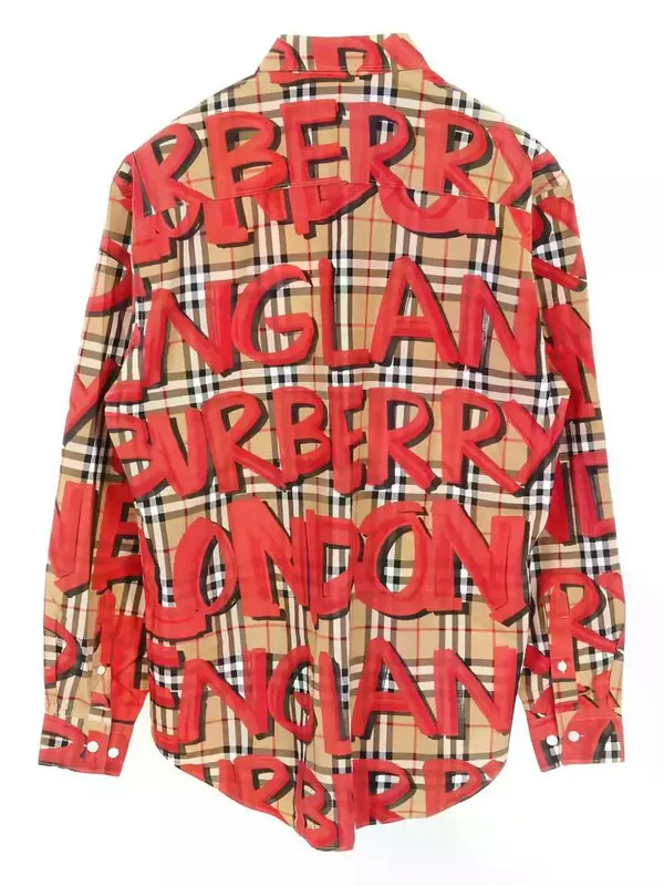 Burberry 2010s Graffiti-print Shirt