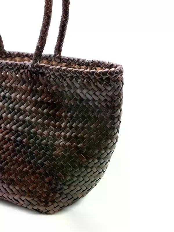 Dragon Diffusion Small Grace Basket Woven Tote Bag