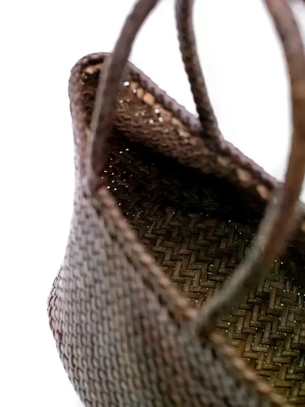 Dragon Diffusion Small Grace Basket Woven Tote Bag