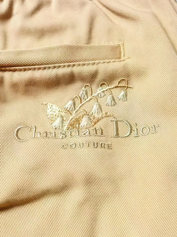 Dior 2010s Couture Embroidery Trousers