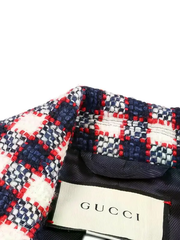 Gucci 2010s Tweed Check Jacket
