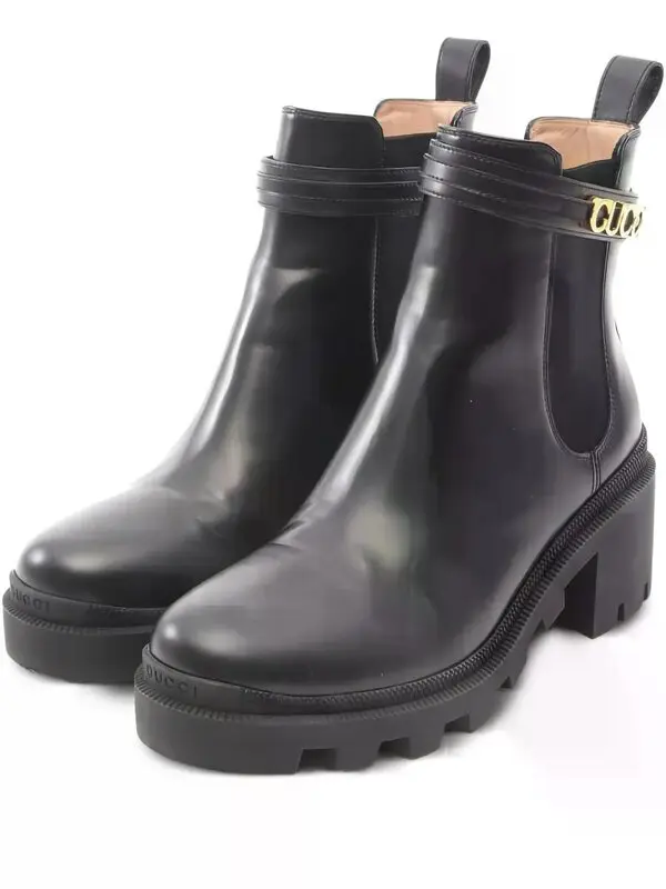 Gucci 2010s Side-gore Mid-heel Boots