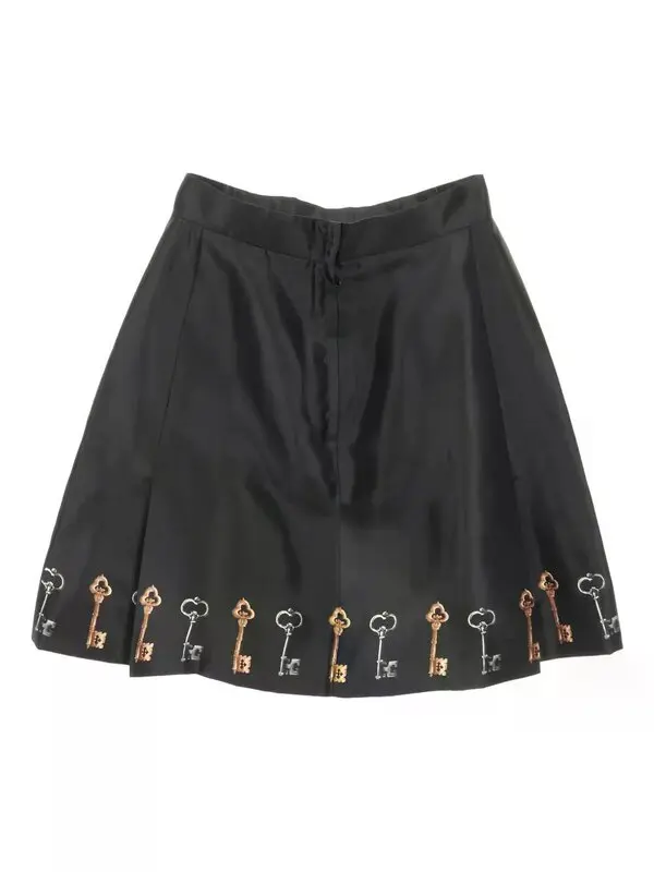 Dolce & Gabbana 2010s Key Pattern Mini Skirt