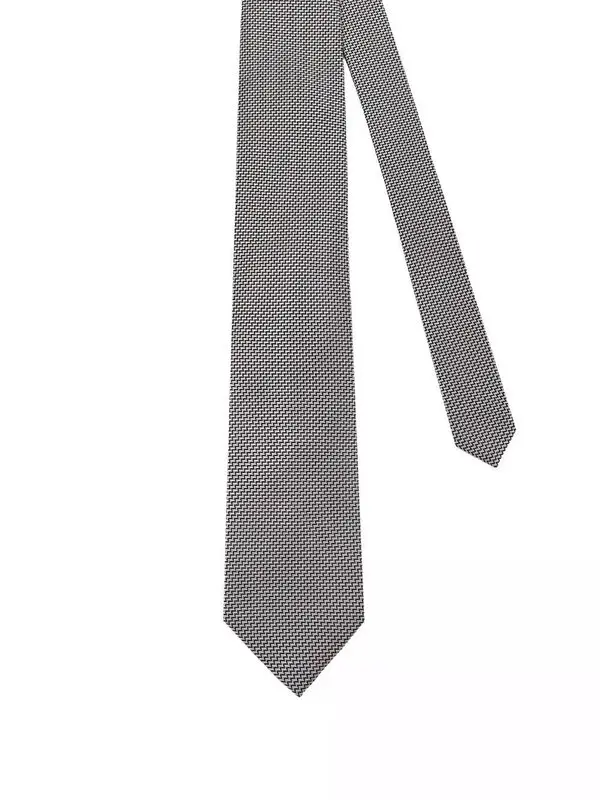 TOM FORD Patterned Tie - Black