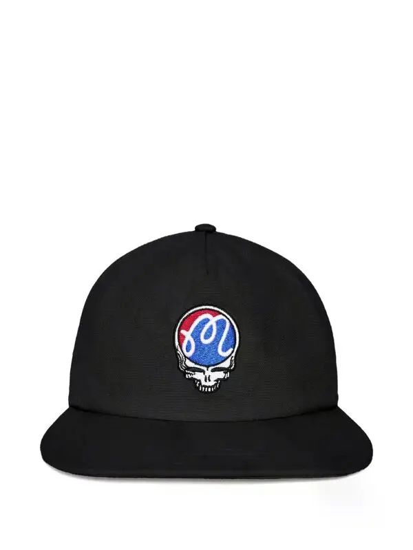 MALBON X Grateful Dead Stealie Cap - Black