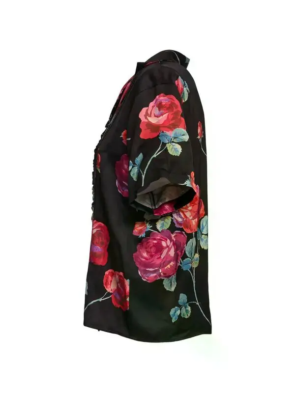 N°21 Ruffled Floral Print Shirt
