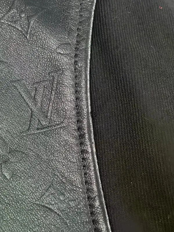 LOUIS VUITTON 2010s Monogram Leather Jacket