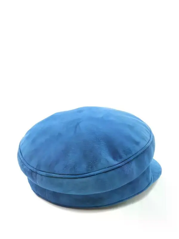 Hermès 2010s Leather Casquette Hat