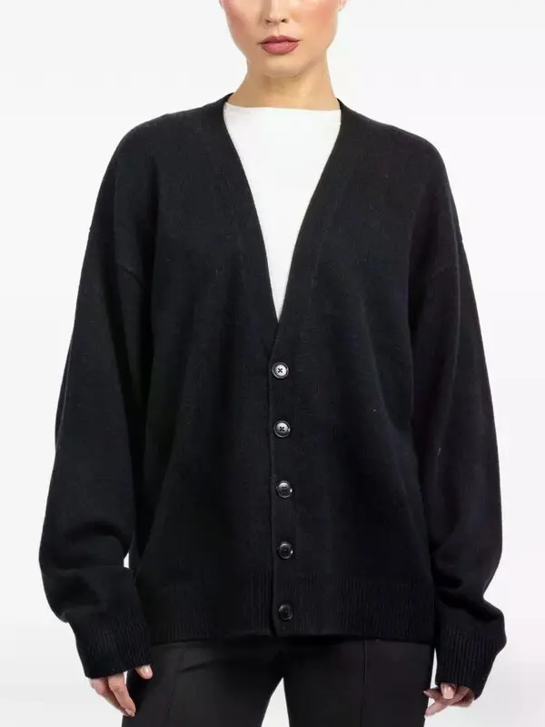 Extreme Cashmere Jonah Button Cardigan - Black